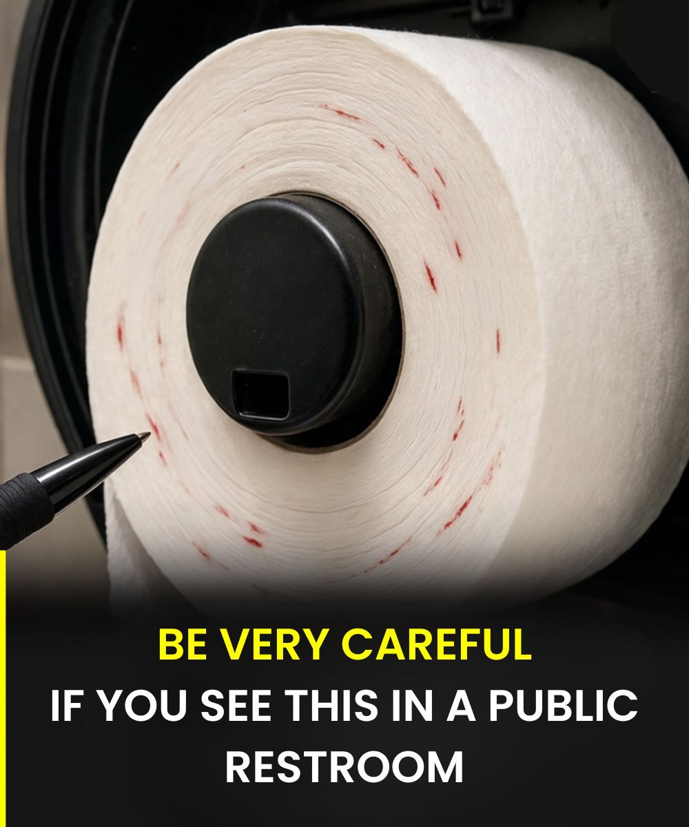 Public restroom warning: avoid using toilet paper that has any ...
